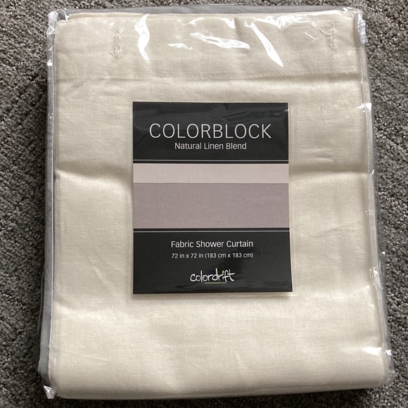 Colordrift | Bath | Colordrift Colorblock Natural Linen Blend ...